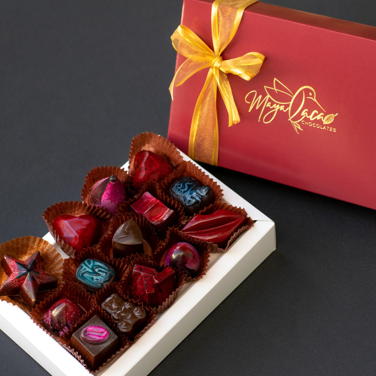 Caja De Chocolates Gourmet Maya Cacao Chocolates